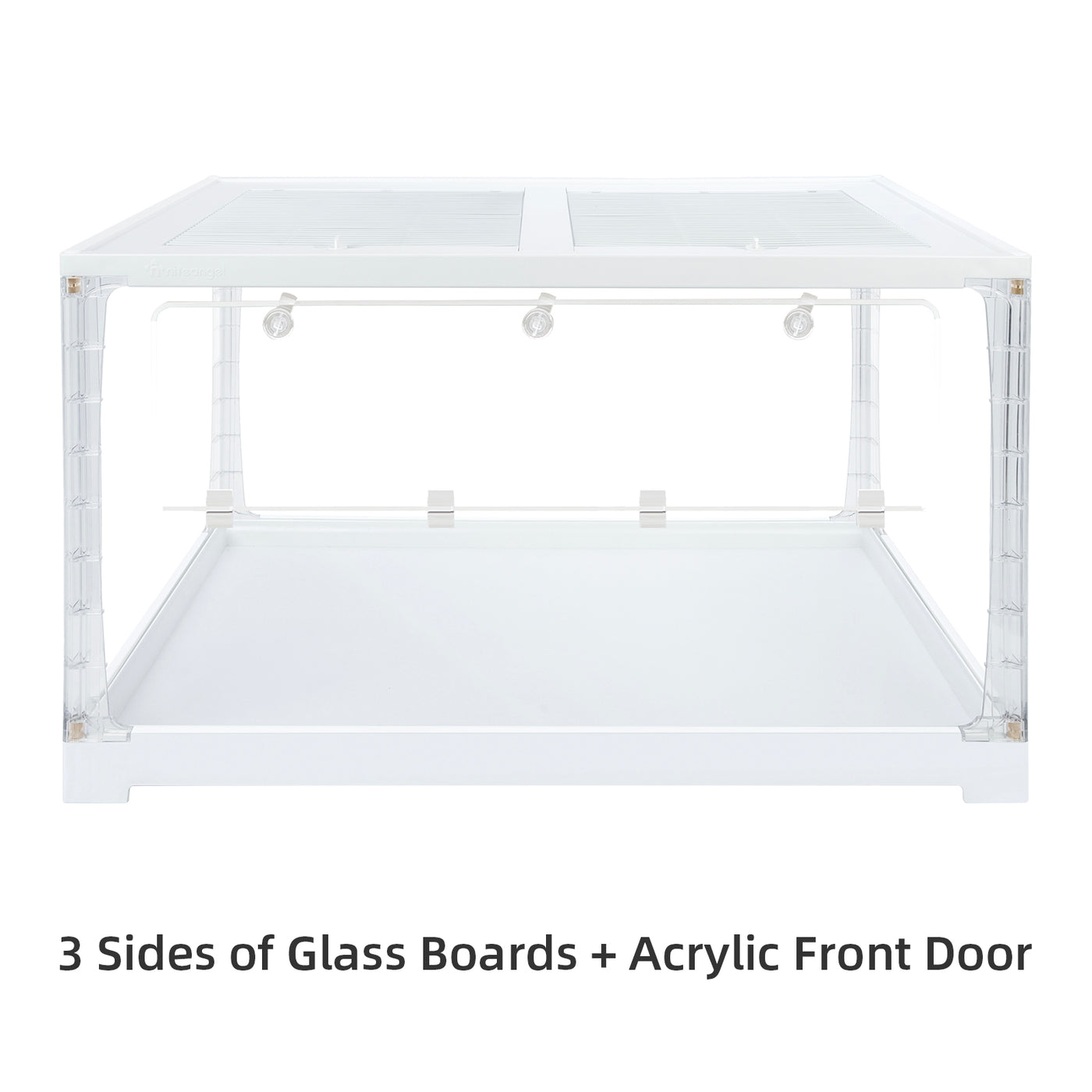 Niteangel Stacker Series Hamster Cage: - Stackable & Large Glass Terra ...